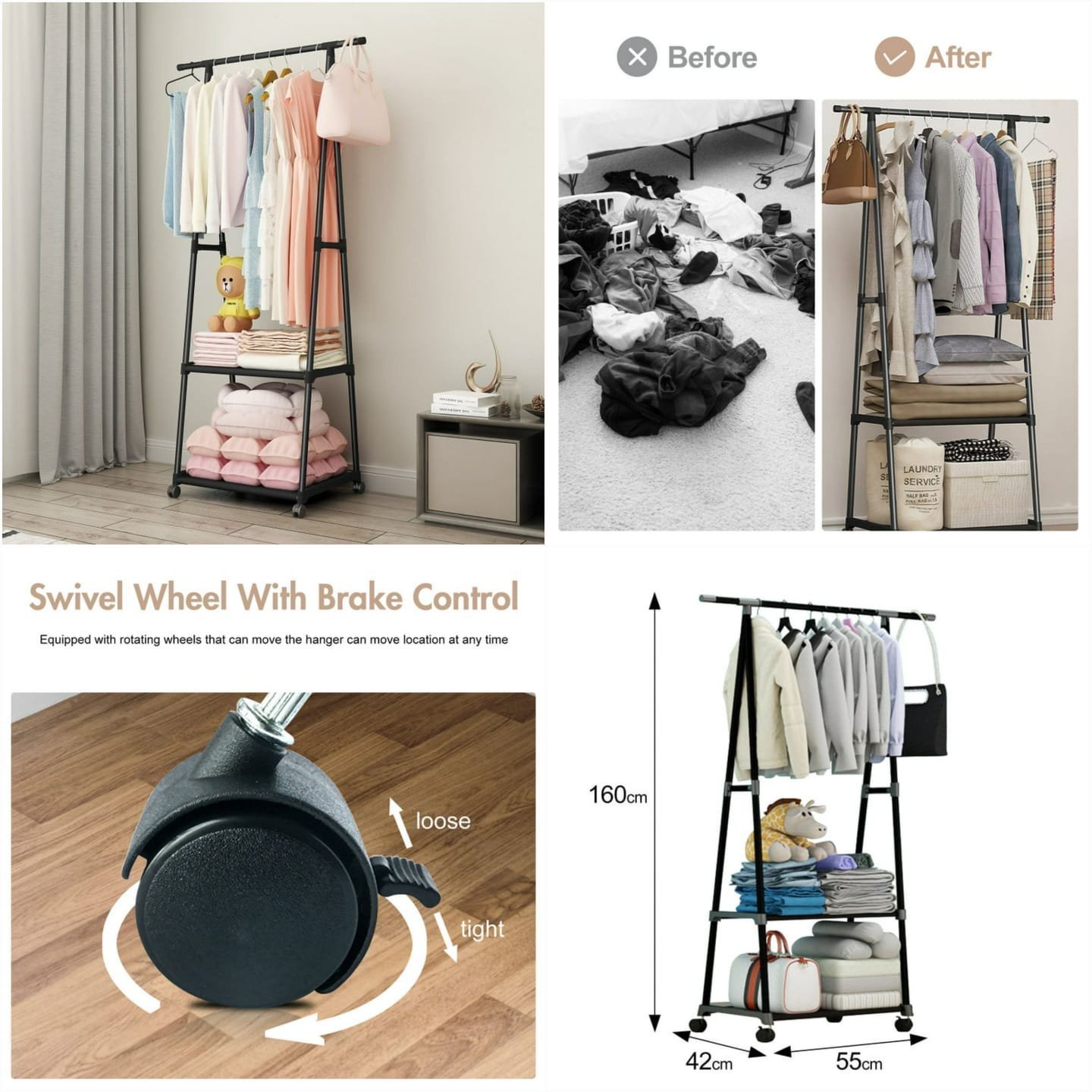 Multifunctional Triangle Cloth Rack (Box Packing) - Xtreme China